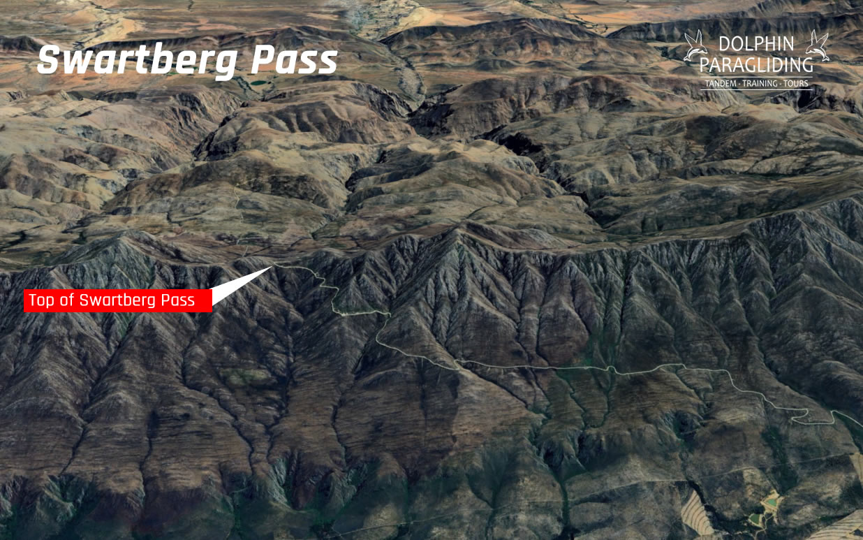 Swartberg Pass Paragliding Launch Site - Dolphin Paragliding